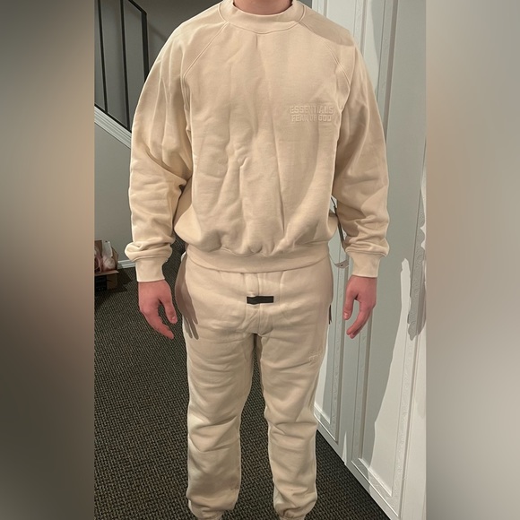 Essentials | Pants | Essentials Fear Of God Egg Shell Sweatpants | Poshmark